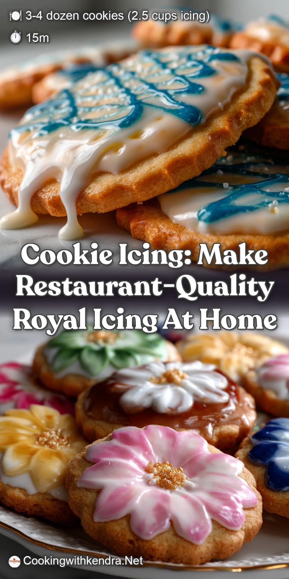 Cookie Icing: Royal Glaze for Hardening Decorating