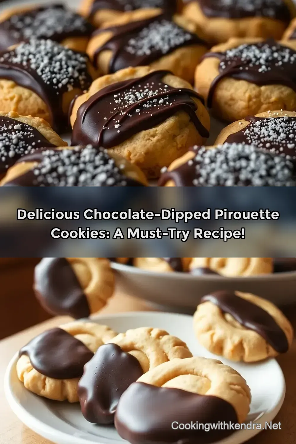 Crispy Chocolate-Dipped Pirouette Cookies: A Delightful…