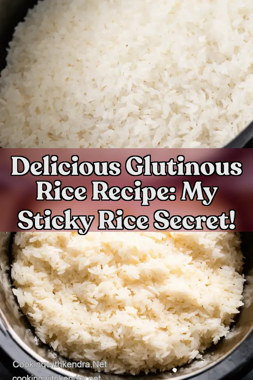 Foolproof Cooking Glutinous Rice in Rice Cooker!