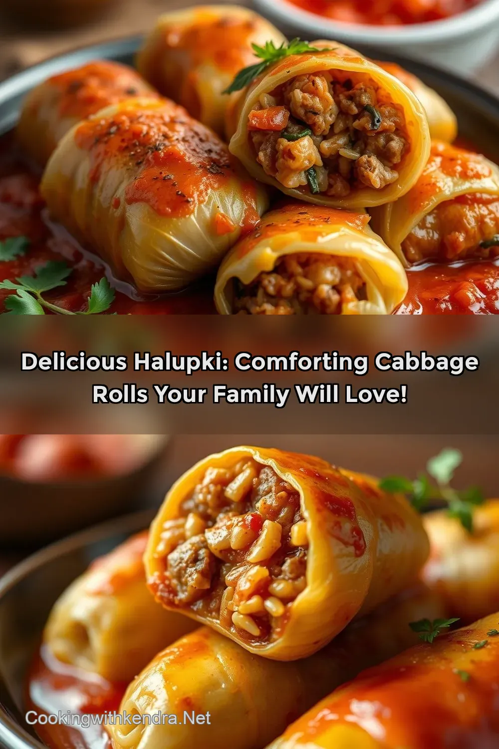 Traditional Halupki: Comforting Cabbage Rolls Stuffed with…