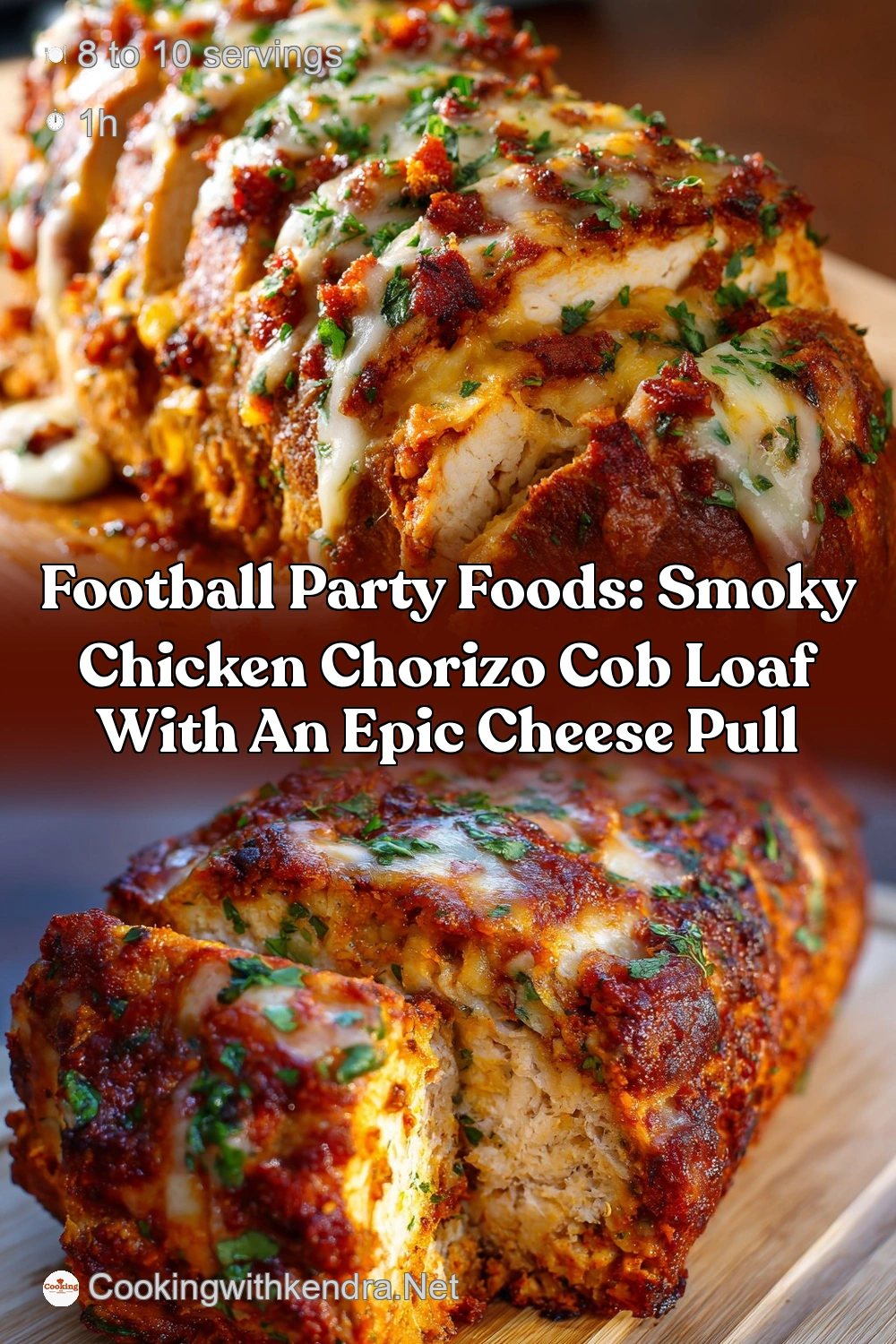 Football Party Foods: The Ultra-Cheesy Chicken Chorizo Cob…
