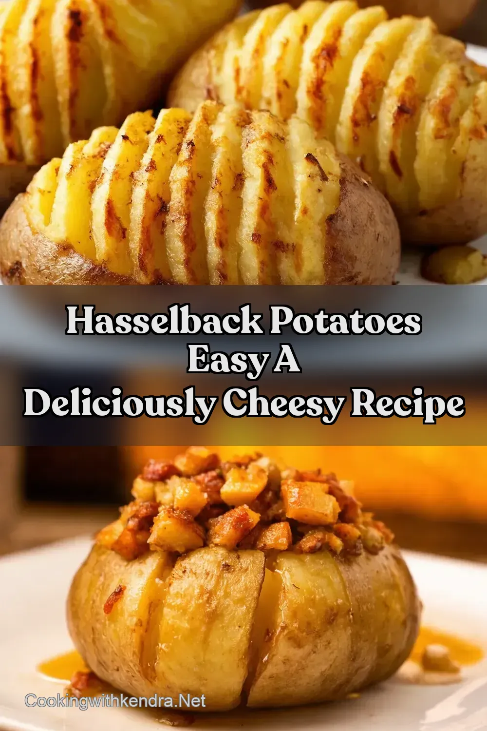 Loaded Hasselback Russet Potatoes Pub Grub Goes Gourmet