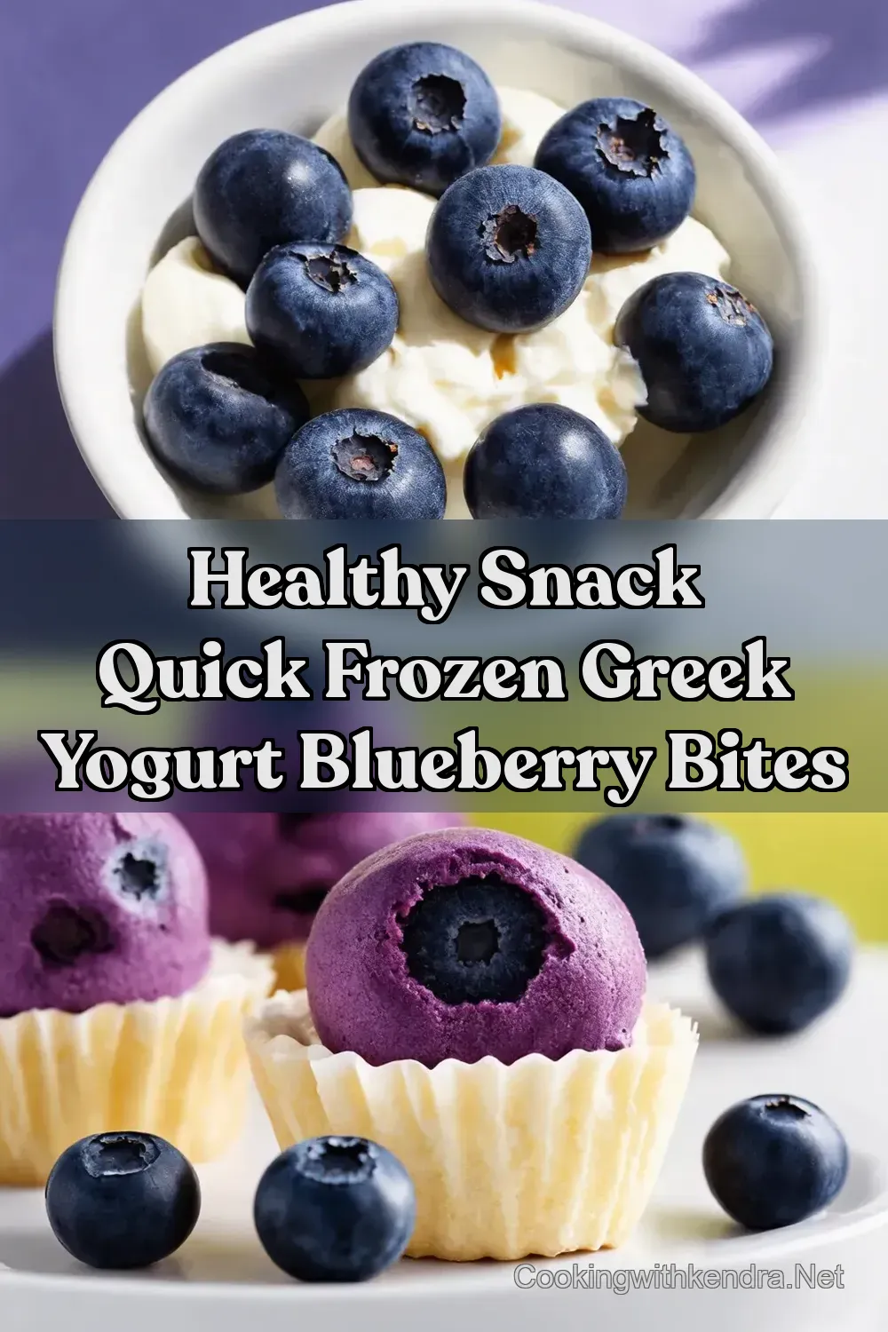 Quick Frozen Greek Yogurt Blueberry Bites My Easy Summer…