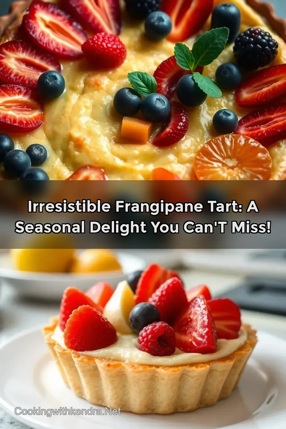 Decadent Frangipane Tart with Seasonal Fruits – A Sweet…