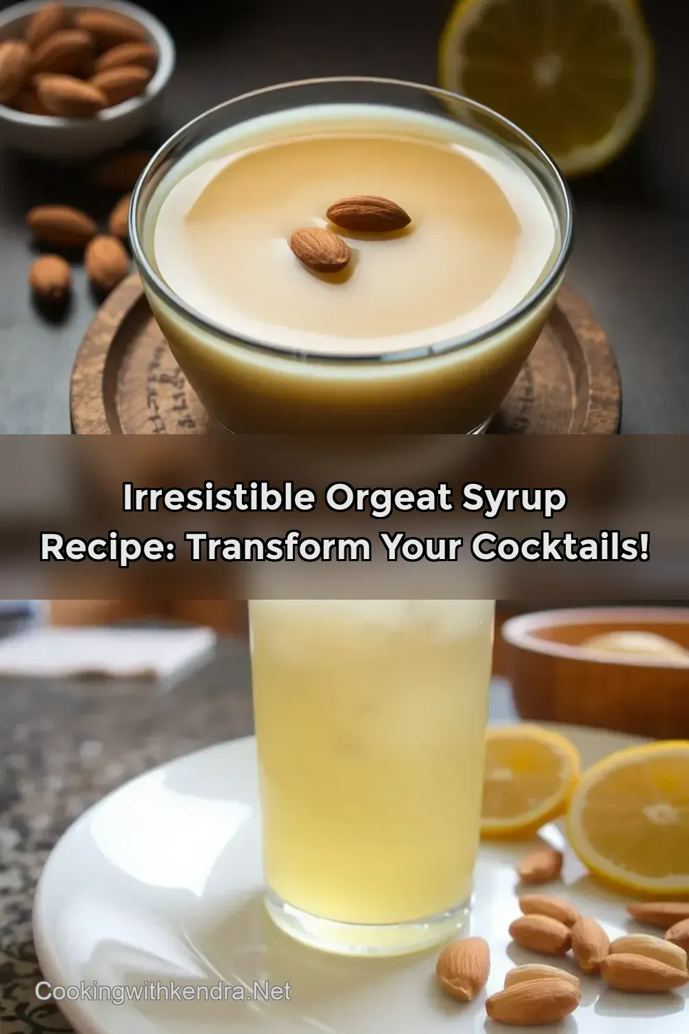My Easy Orgeat Syrup Recipe: A Sweet Almond Elixir for…