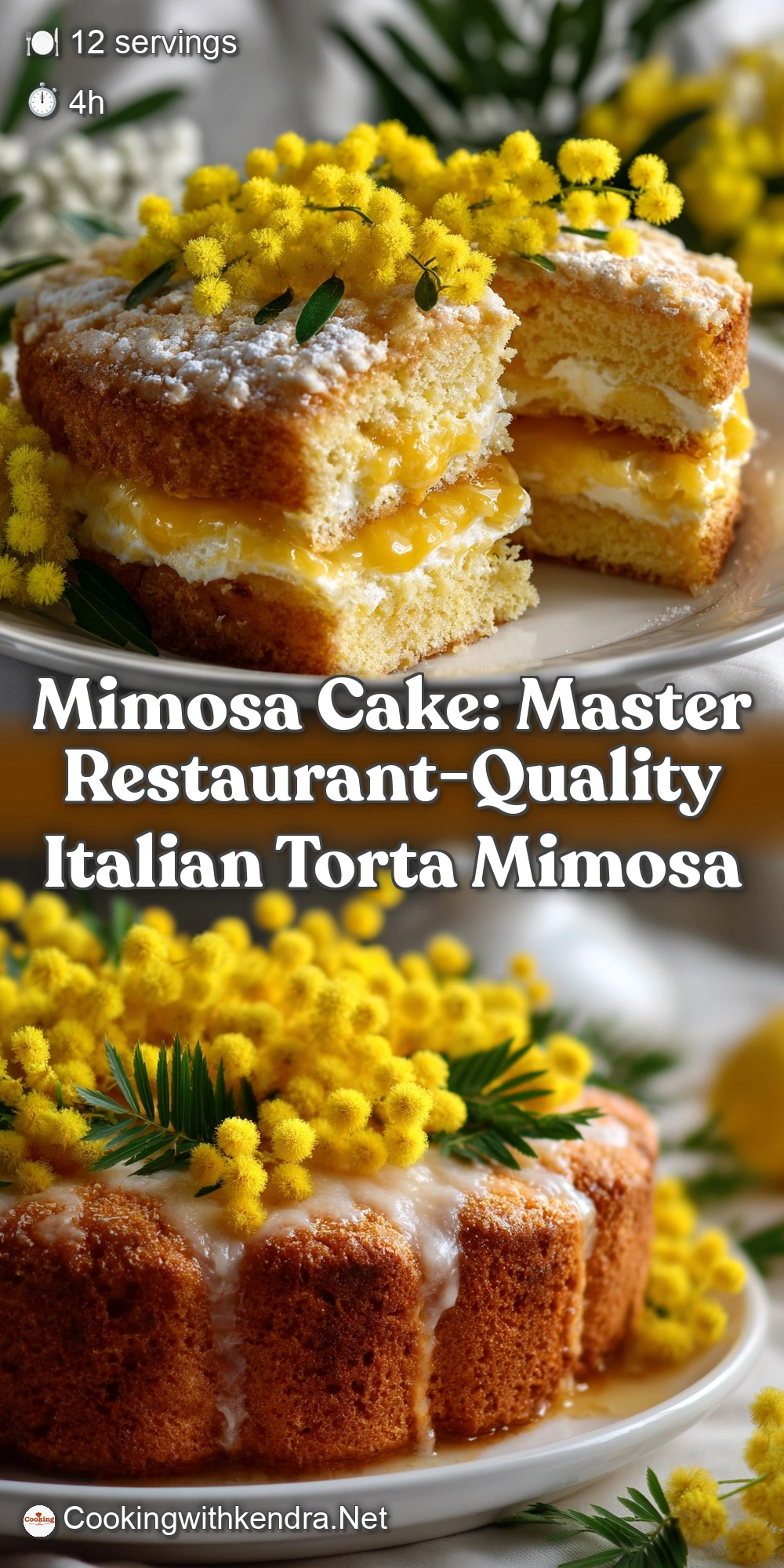 Mimosa Cake Recipe: Authentic Italian Torta Mimosa