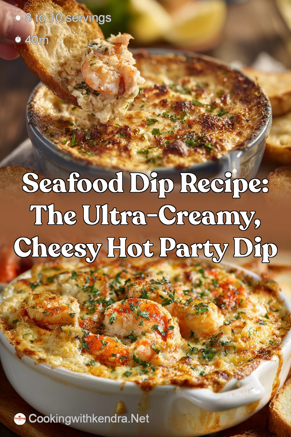 Seafood Dip: The Ultimate Hot Baked Crab Prawn Appetizer