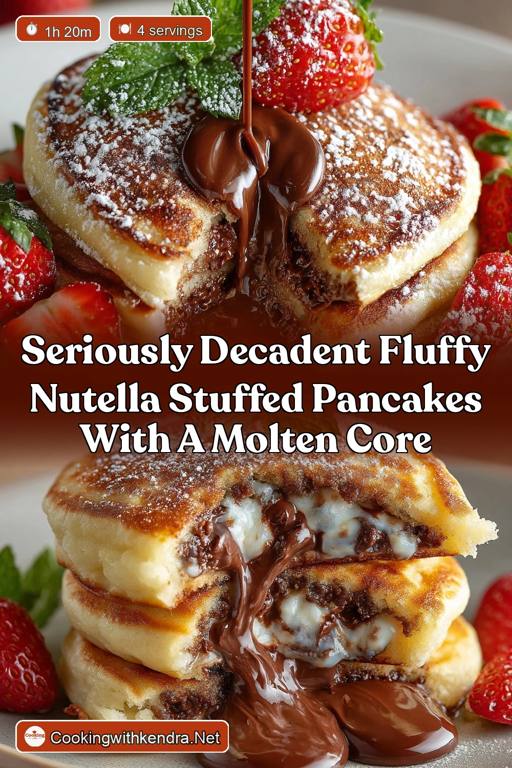 The Ultimate Nutella Stuffed Pancakes Recipe Fluffy Molten
