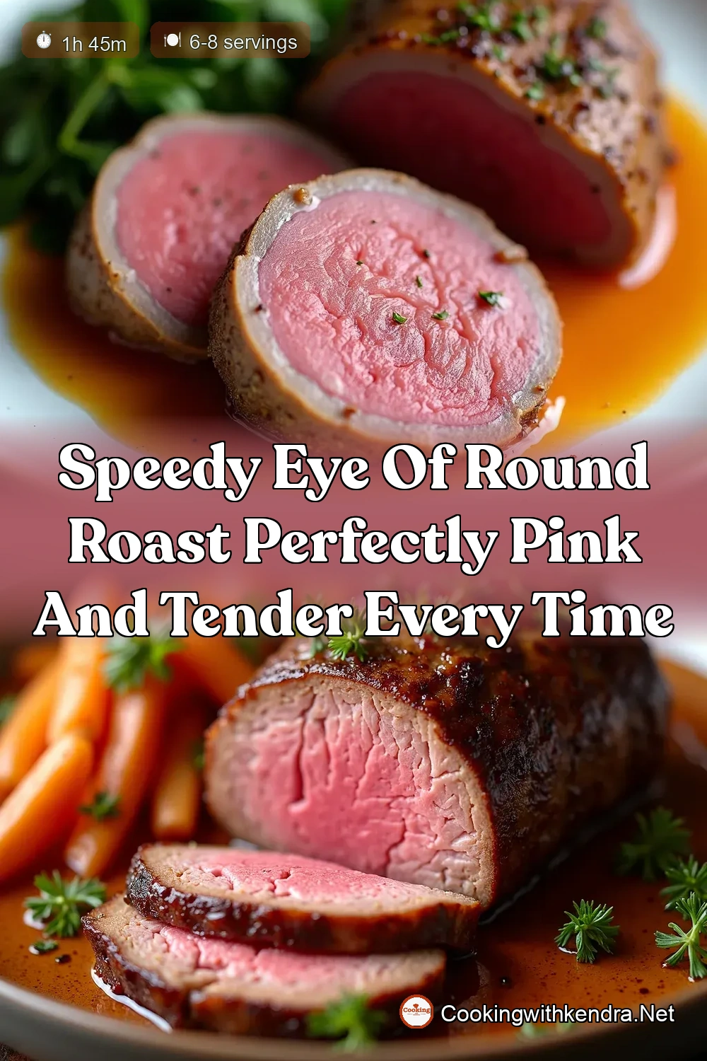 Blistering Hot Eye of Round Roast Tender Quick Sunday Dinner