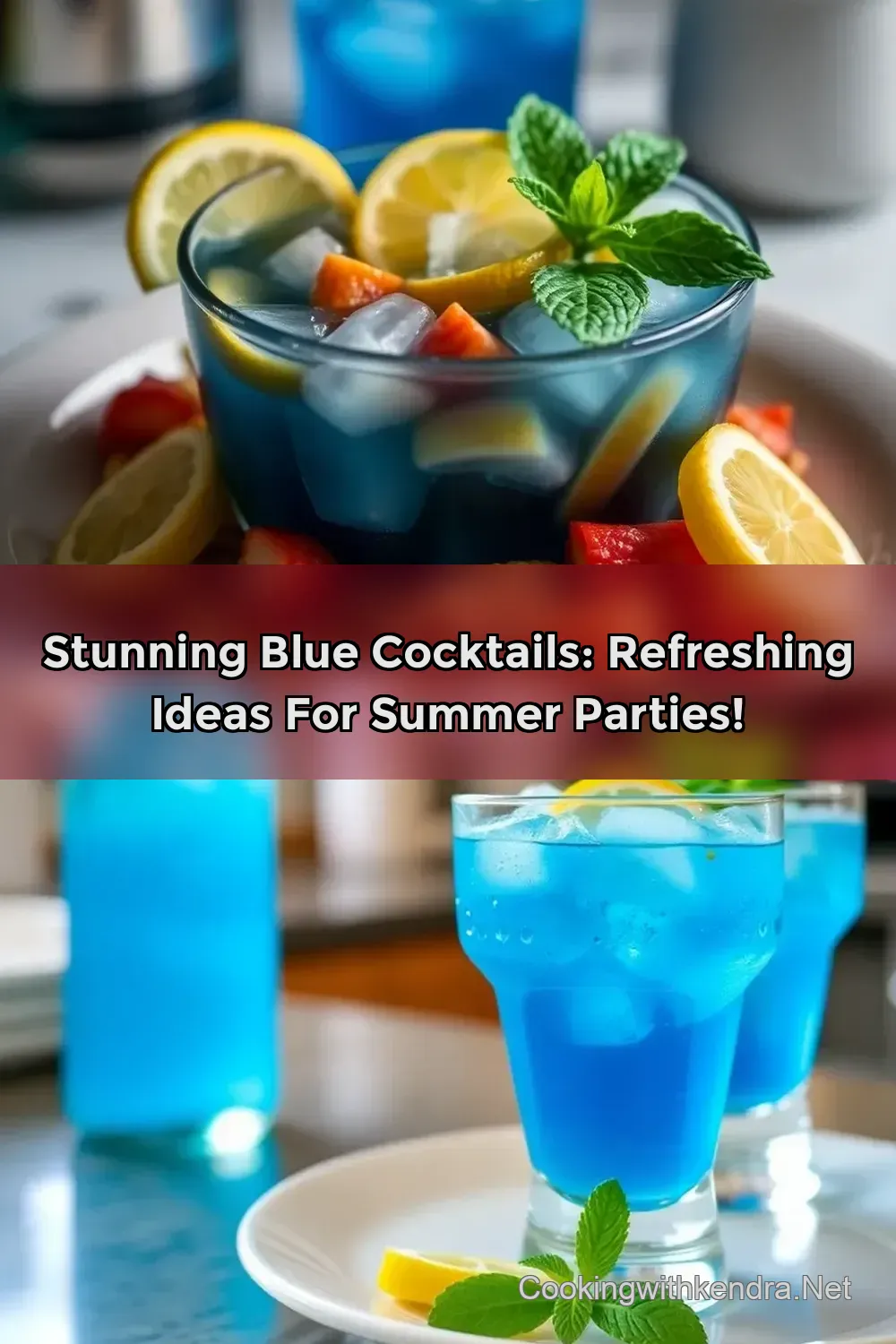 Azure Bliss: Easy Blue Cocktails to Wow Your Guests