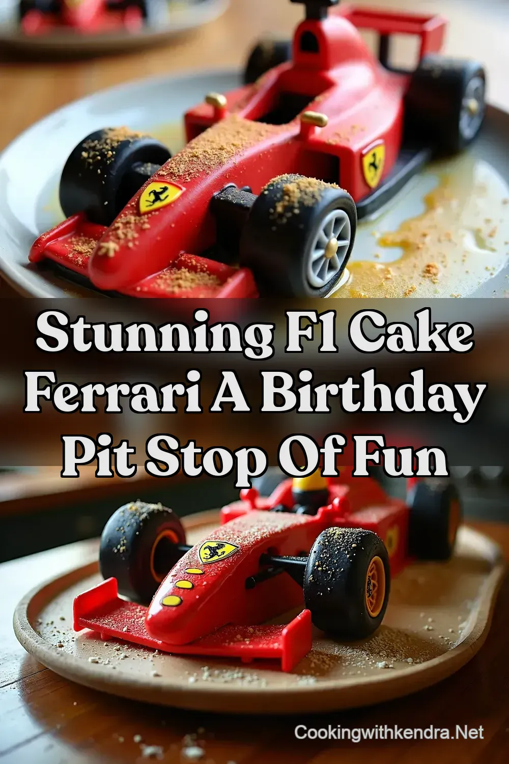 Celebrate His Birthday with a Ferrari F1 Cake Pit Stop Party