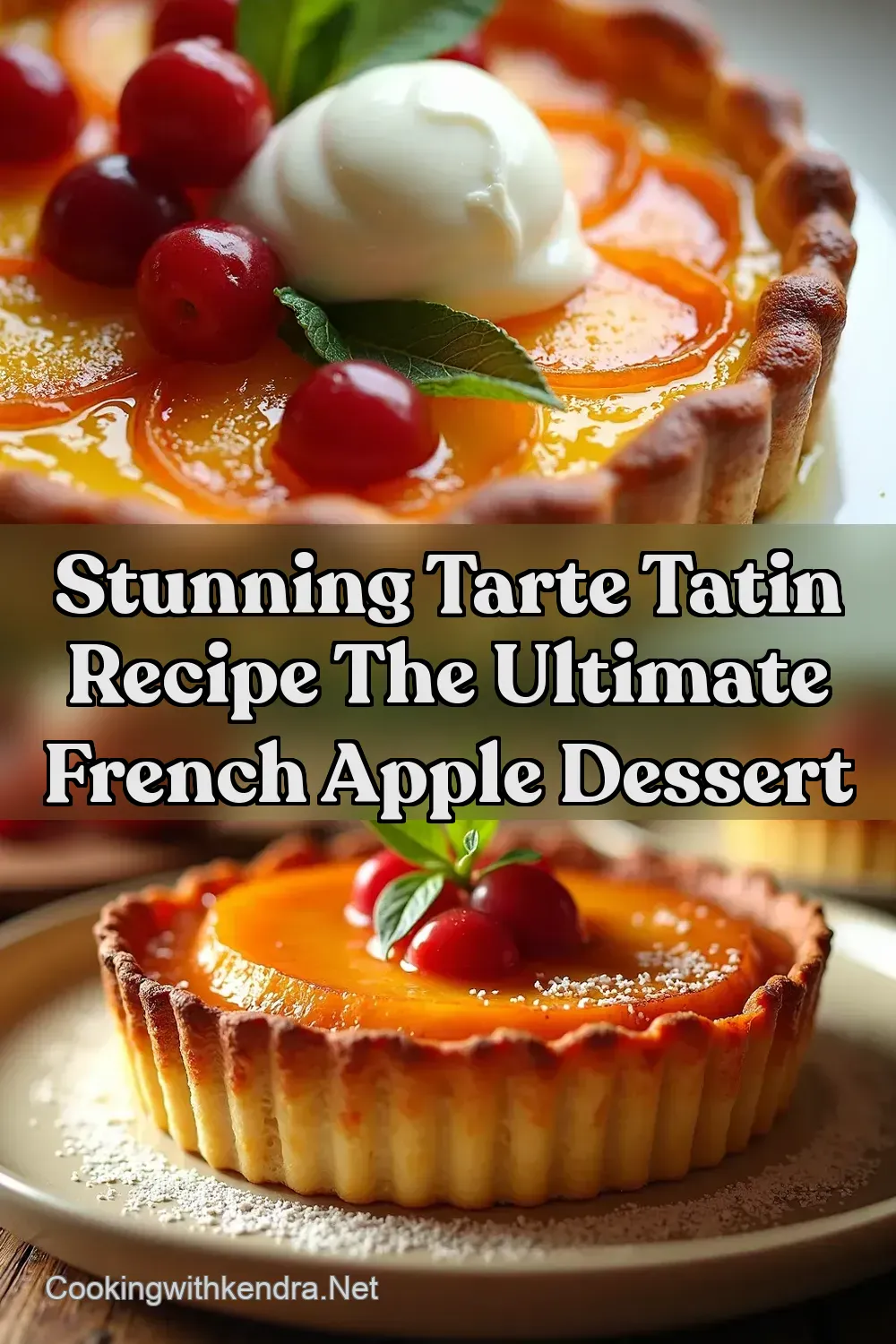 Tarte Tatin French recettes cuisine dessert Perfection