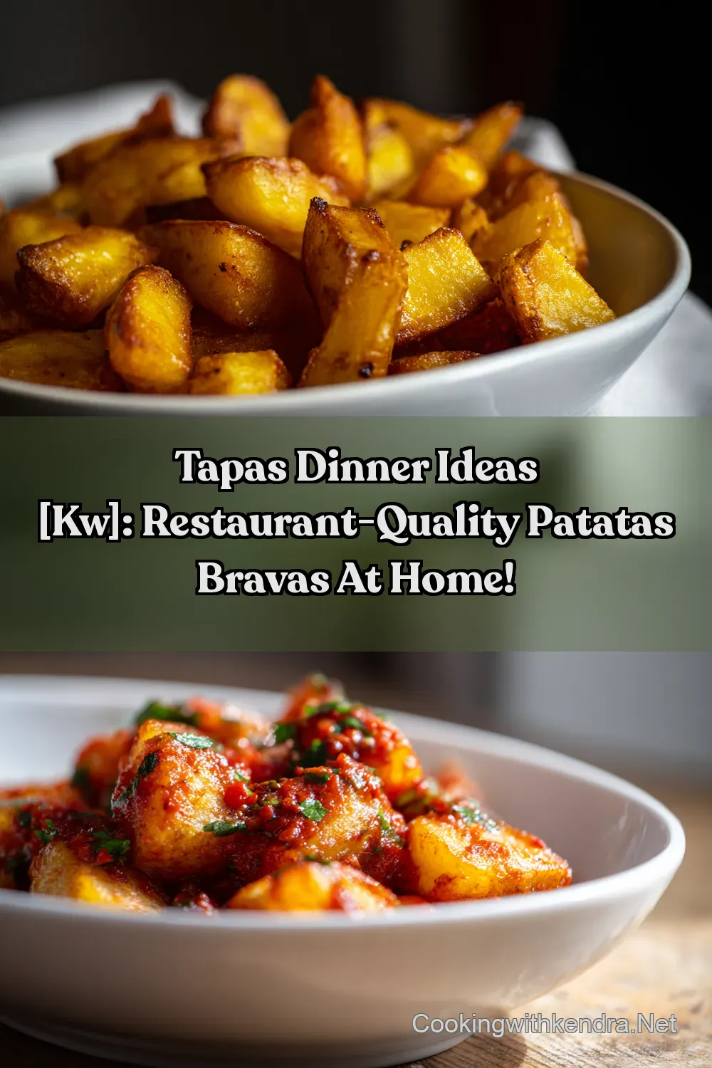 Easy Tapas at Home Recipes: Patatas Bravas (Spanish Fried…