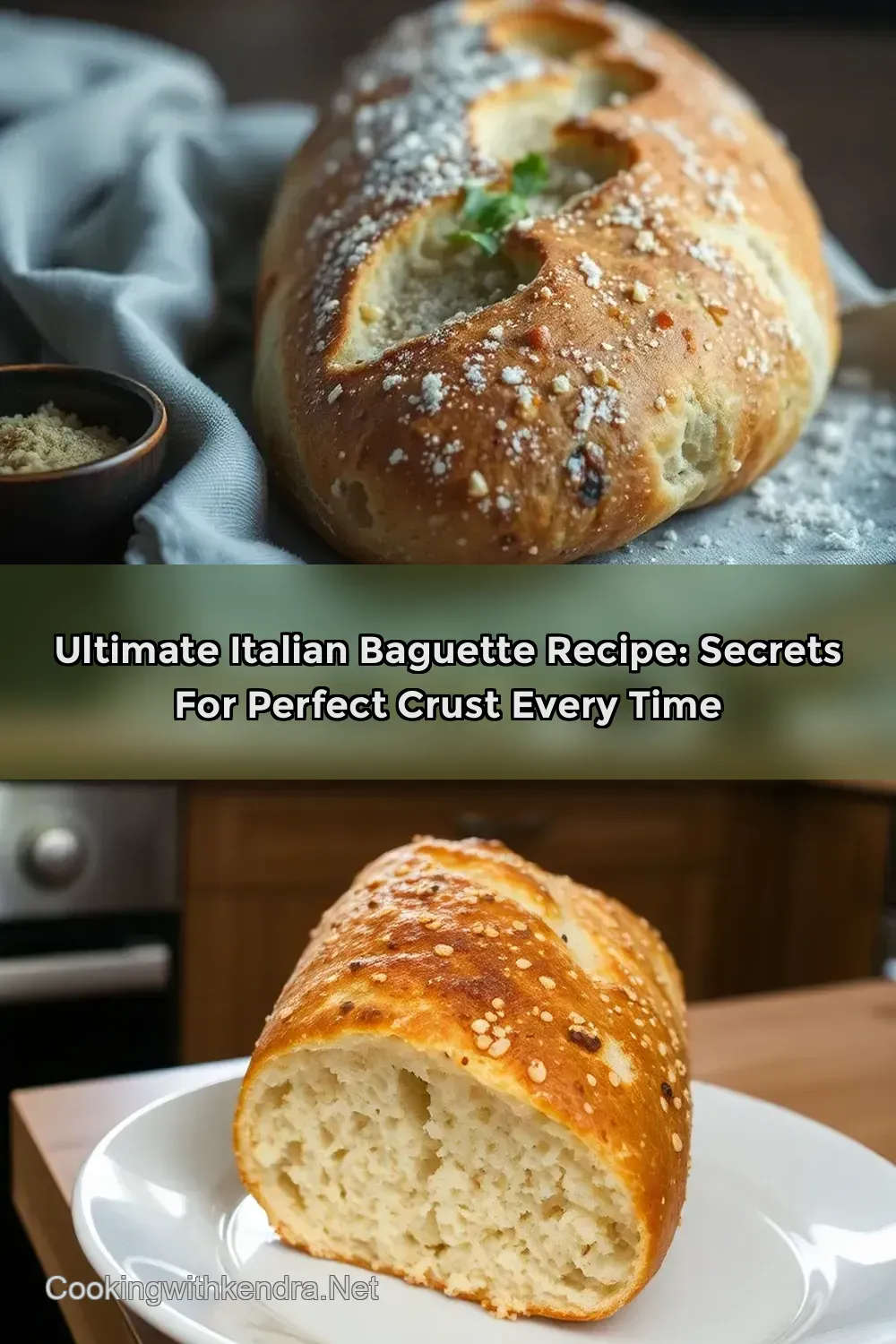 Rustic Italian Baguette: My Go-To Recipe for Crusty…