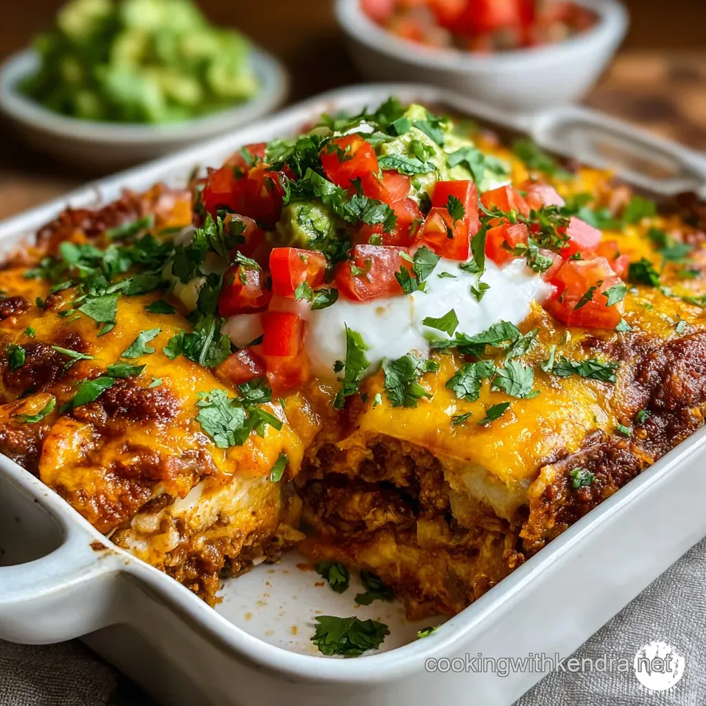 Make Ahead Enchilada Casserole for Later - Cooking with…