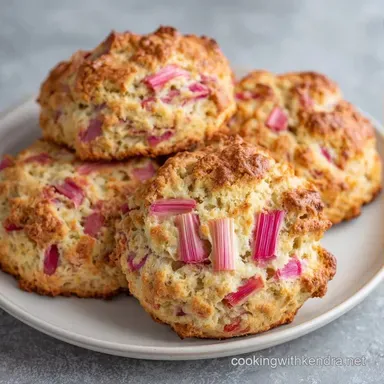 Rhubarb Scones in 45 Minutes - Cooking with Kendra