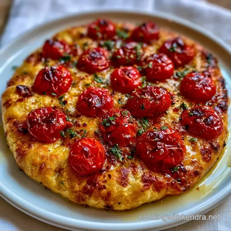 Cherry Tomato Flatbread Pizza: Crispy - Cooking with Kendra