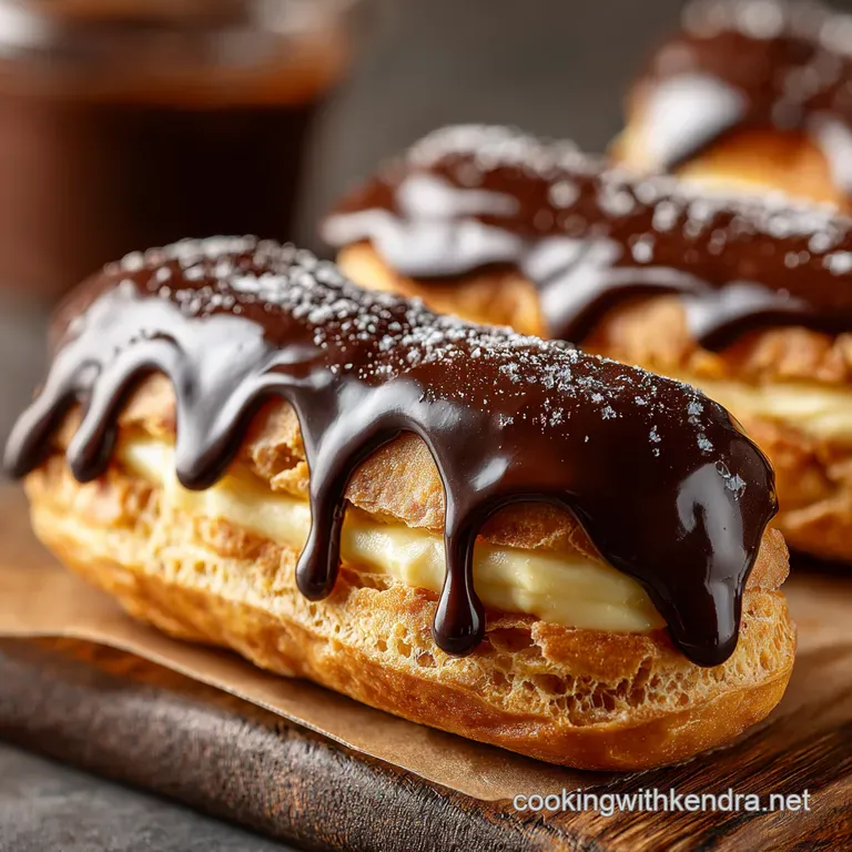 Easy French Éclairs Recipe Classic Chocolate Ganache