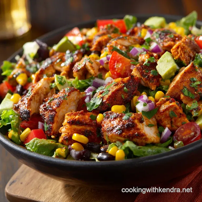 Spicy Southwest Chicken Salad: Fiery Fiesta in a Bowl